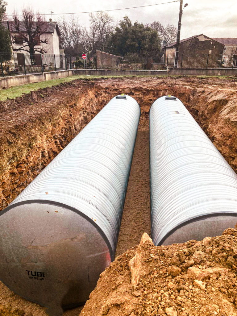 Réserve incendie enterrée sous Avis Technique - CSTUBAO