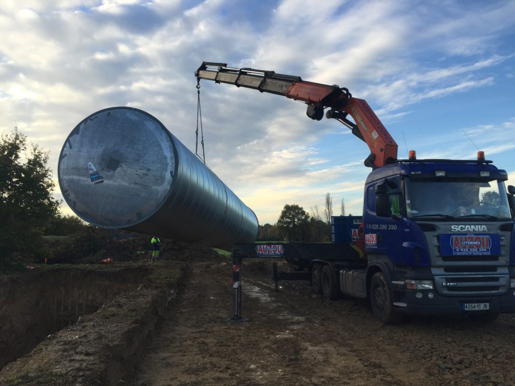 Réserve incendie enterrée sous Avis Technique - CSTUBAO