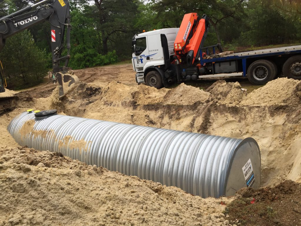 Réserve incendie enterrée sous Avis Technique - CSTB