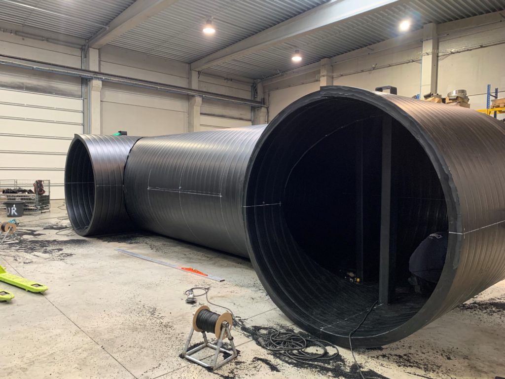 Bassin de récupération des eaux pluviales en PEHD WEHOLITE - Tubao